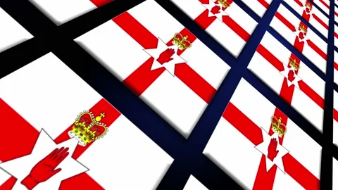 Northern Ireland Flag Animated Backgroun... | Stock Video | Pond5