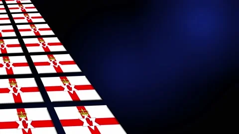 Northern Ireland Flag Animated Backgroun... | Stock Video | Pond5