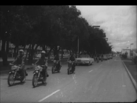 NORTHERN RHODESIA: 250-CAR MOTORCADE OPE... | Stock Video | Pond5