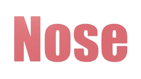 Nose Animated Tagcloud On White Backgrou... | Stock Video | Pond5