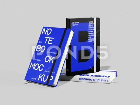 PSD Photoshop Template: Notebook Mockup #301599001 | Pond5