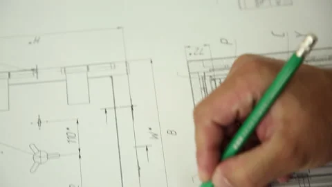 Notes on the drawing of the safe | Stock Video | Pond5