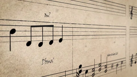 Music Notes Animation Stock Video Footage | Royalty Free Music Notes ...