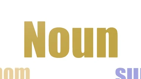 Noun Tag Cloud Animated On White Backgro... | Stock Video | Pond5