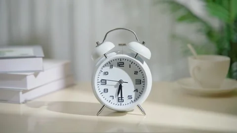 Now the alarm clock is at 6:30 a.m | Stock Video | Pond5