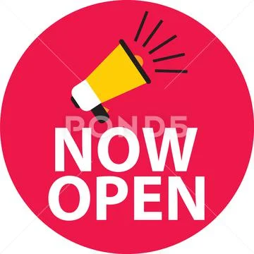 Now open label on white background. Now open banner with the megaphone ...