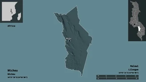 Ntcheu location. Malawi. Administrative ... | Stock Video | Pond5