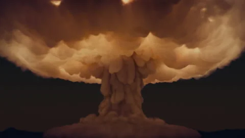 Nuclear Explosion Mushroom Stock Footage ~ Royalty Free Stock Videos ...