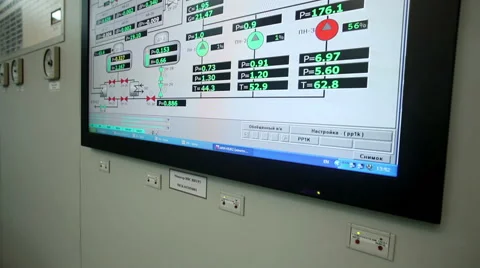 Power Plant Control Room Stock Footage ~ Royalty Free Stock Videos | Pond5