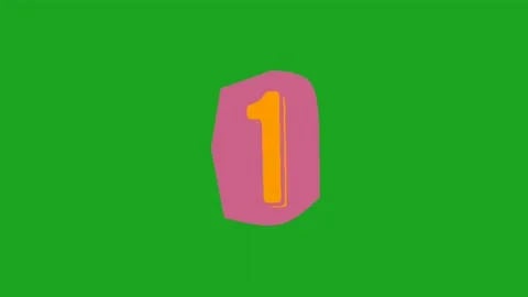 number 1 - Ransom note Animation paper c... | Stock Video | Pond5
