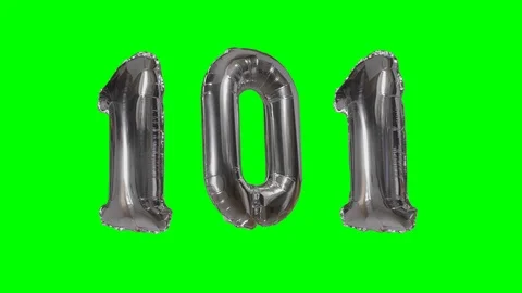 Number 101 one hundred and one years bir... | Stock Video | Pond5