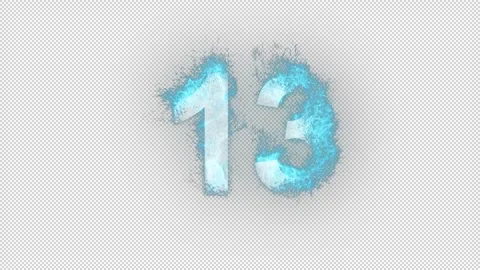 Number 13 Stock Footage ~ Royalty Free Stock Videos | Pond5