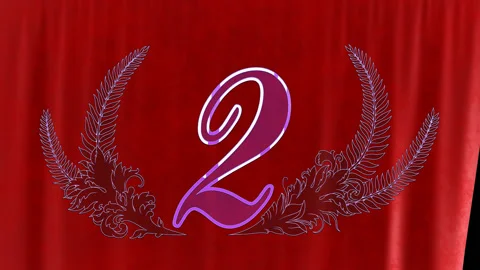 Number 2. Animation of the top ten numbe... | Stock Video | Pond5