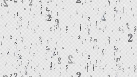 Number 2 LOOP TILE with alpha. This text... | Stock Video | Pond5