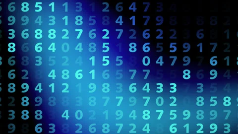 Numeric Number Stock Footage ~ Royalty Free Stock Videos | Pond5