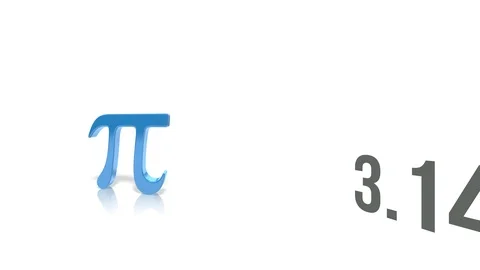 The number Pi animation. Numbers moves t... | Stock Video | Pond5