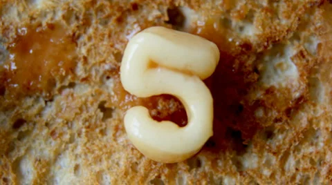 number toast spaghetti counting maths fo... | Stock Video | Pond5