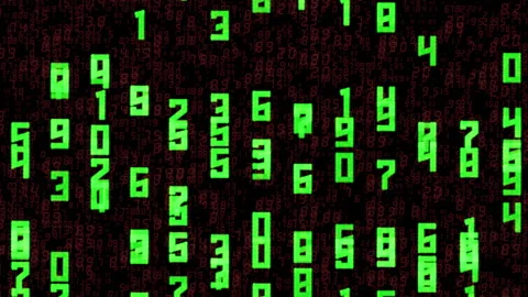 numbers and data background | Stock Video | Pond5