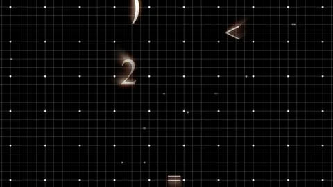 Numbers on black background | Stock Video | Pond5