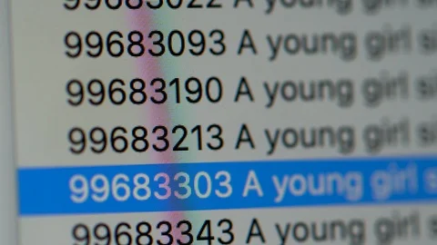 Numbers on computer screen | Stock Video | Pond5