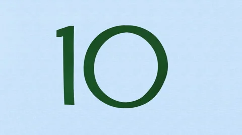 numbers countdown data abstract paper | Stock Video | Pond5