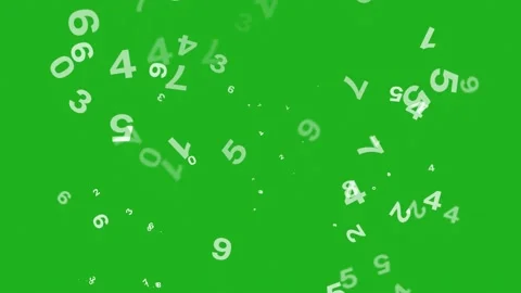 Numbers moving up motion graphics with g... | Stock Video | Pond5