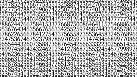 Numbers Random Background Animation Moti... | Stock Video | Pond5