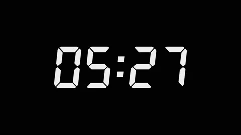 numeric digital timer countdown time lap... | Stock Video | Pond5