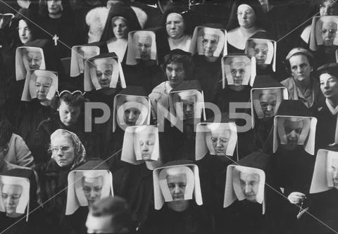 Photograph: Nuns attending a funeral service, Chicago, Illinois, USA ...