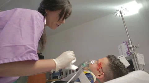 nurse female trauma emergency room accid... | Stock Video | Pond5