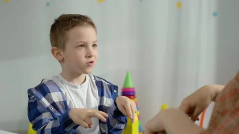 Nurturing Communication Speech Therapy f... | Stock Video | Pond5