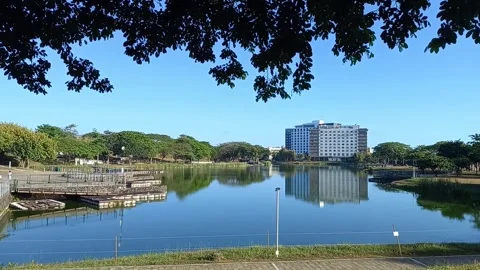 Nuvali, Philippines: Huge Koi Fish Pond ... | Stock Video | Pond5