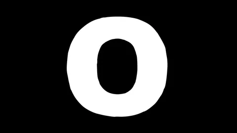 Animated Alphabet O