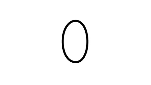 O letter big writing cartoon animation. ... | Stock Video | Pond5