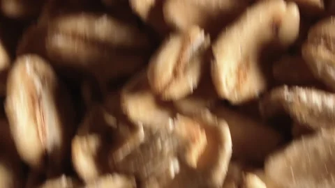 Oat Flakes, Moving Background - Top View | Stock Video | Pond5