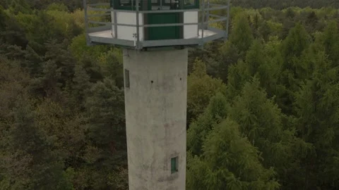 Observation Tower aerial overview top do... | Stock Video | Pond5