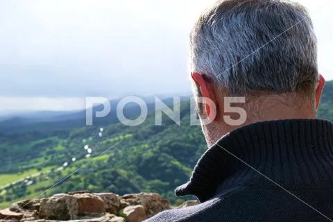 Observing the horizon Stock Image ~ Royalty Free #168674721