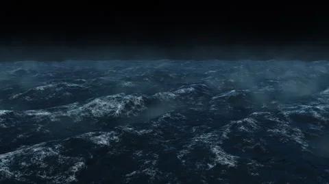 Ocean Animation of Rough Seas | Stock Video | Pond5