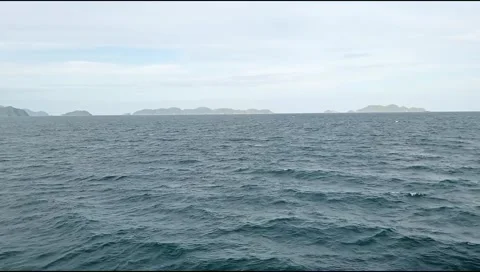 Ocean currents small waves with Indonesi... | Stock Video | Pond5