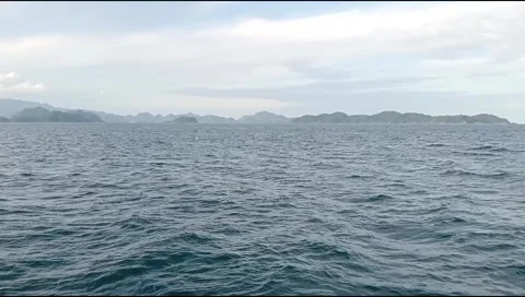 Ocean currents small waves with Indonesi... | Stock Video | Pond5