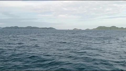 Ocean currents small waves with Indonesi... | Stock Video | Pond5