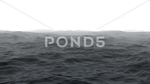 Ocean with fog: Vector, Graphic, Illustration #45597313