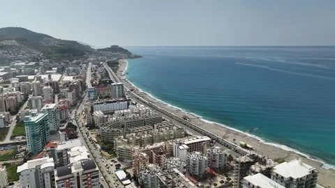 Ocean Oasis in the Making: Aerial View o... | Stock Video | Pond5