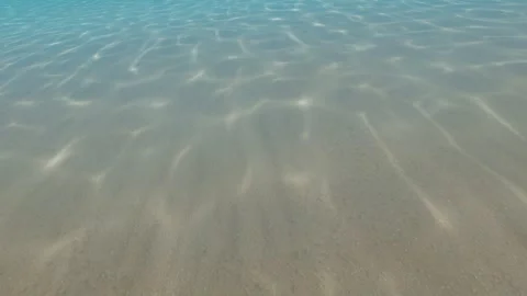 Ocean reflections and ripples underwater... | Stock Video | Pond5