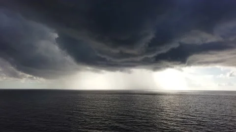 Ocean Rain Stock Footage ~ Royalty Free Stock Videos | Pond5