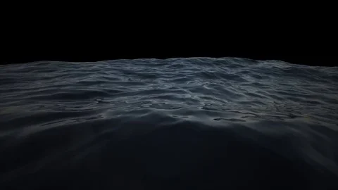 Ocean Surface Animation ALPHA | Stock Video | Pond5
