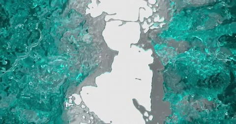 Ocean Transition Animation | Stock Video | Pond5