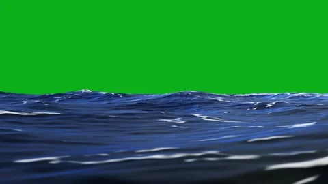 Ocean Water Waves With green screen | Stock Video | Pond5