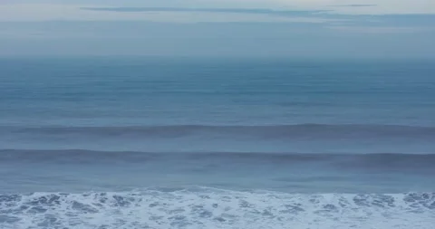 Ocean Waves building up in the ocean | Stock Video | Pond5