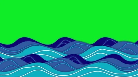Ocean Green Screen Stock Footage ~ Royalty Free Stock Videos | Pond5